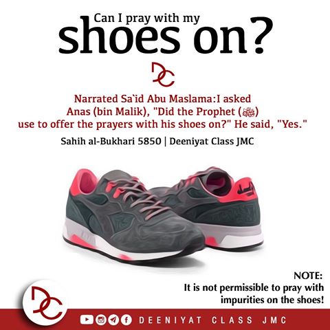 The Permissibility of praying in shoes - Rafeeqee